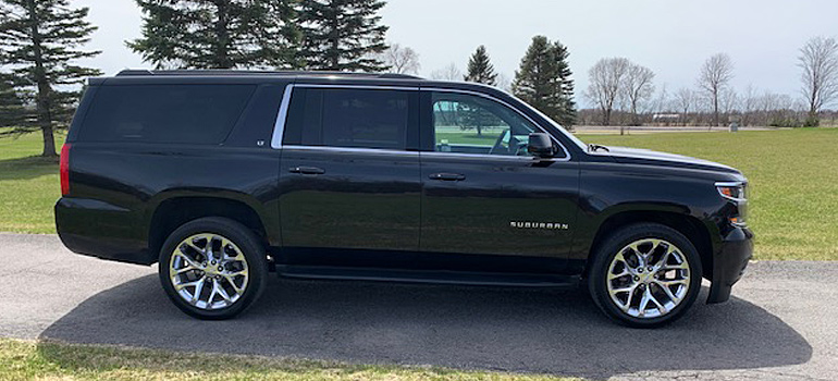 Black Chevrolet Suburban
